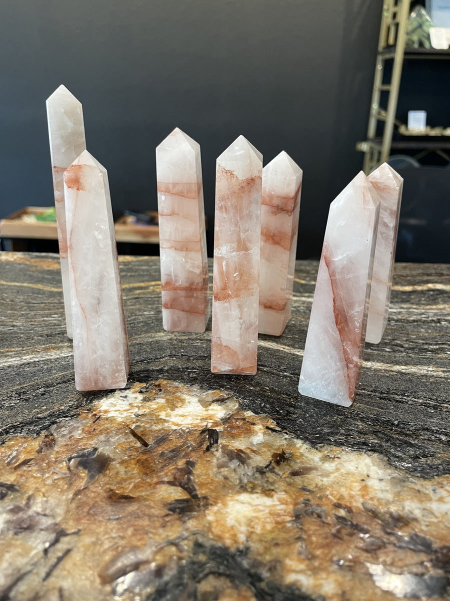 Red Healer (Hematoid Quartz) Towers – Sugar Bush Ranch